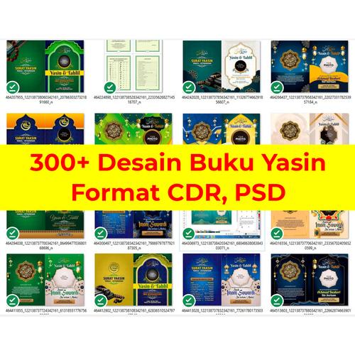 Jual 300+ Desain Buku Yasin lengkap dengan isi format psd cdr design ...