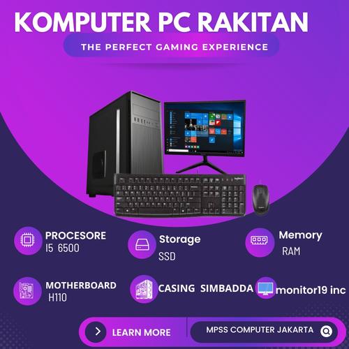 Jual Paket PC Komputer Rakitan I5 6500 Siap Pakai (RAM/SSD/HDD Cek ...