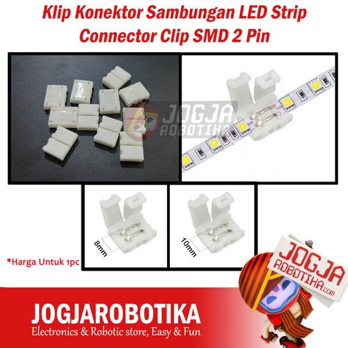 Jual Klip Konektor Sambungan LED Strip Single Color RGB Connector L ...