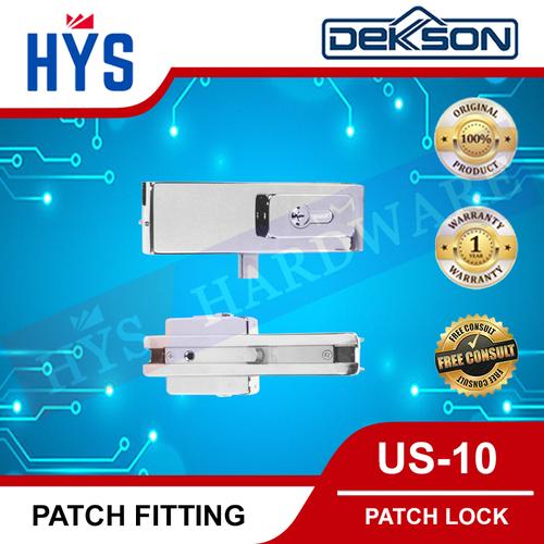 Jual Patch Fitting Dekkson US10 Penjepit Kaca Frameless Penopang Pintu Kaca Dekson ULUS10 US10 ...