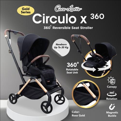 Jual Stroller Cocolatte Circulo X 360 Derajat Compact Fold Kereta ...