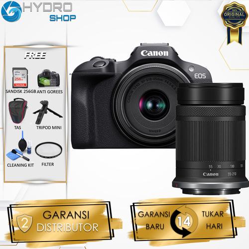 Jual Canon EOS R100 KIT RF-S 18-45mm f4.5-6.3 IS STM RESMI / Canon EOS ...