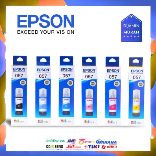 Jual Tinta 057 Full Set(6 Warna) Original Printer L8050 L18050 ...