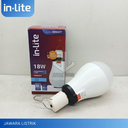 Jual IN-LITE INBE007 18 WATT EMERGENCY LED BULB 18W LAMPU DARURAT - Jakarta Timur - jawara ...