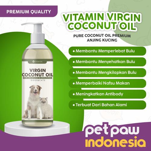 Promo PAWIN VCO Virgin Coconut Oil untuk Vitamin Kucing Anjing Hewan ...