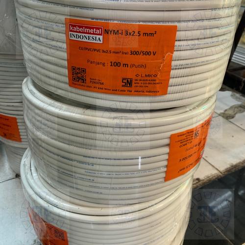 Jual KABEL NYM 3x2.5 3x2,5 50M (Meter) Metal / Kabel Metal Indonesia / KMI - Jakarta Pusat - Era ...