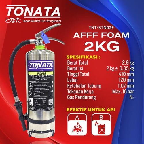 Jual Stainless Apar 2Kg Foam Tonata / Set Komplit Terbaru 100 % ...