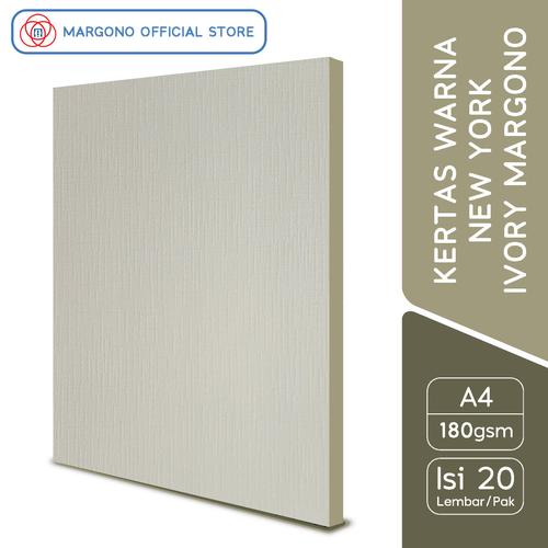 Promo Margono Kertas Warna A4 New York Ivory 230gsm - 20 Lembar - Kota ...