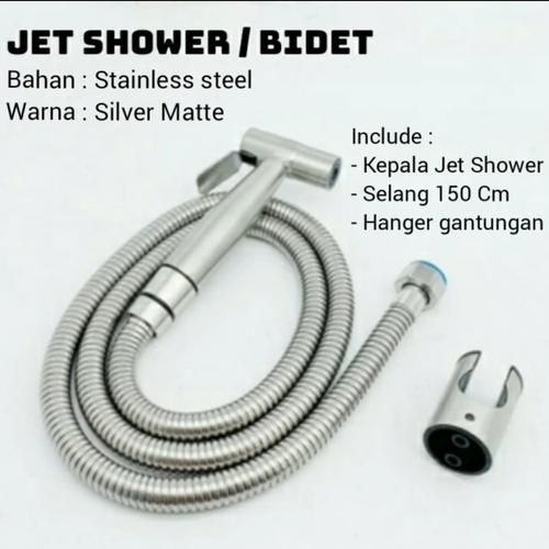 Jual Jet shower closet stainless dof, shower closet full stainless anti ...