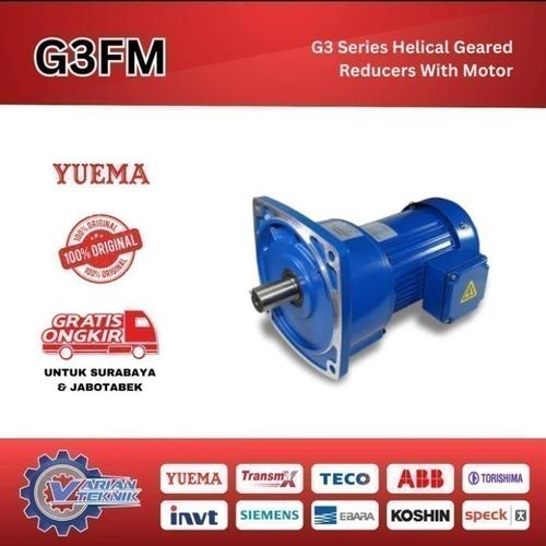 Jual G3FM 200W 0.2KW 0.25HP As 28 RATIO 160, 200 GEARBOX HELICAL YUEMA ...