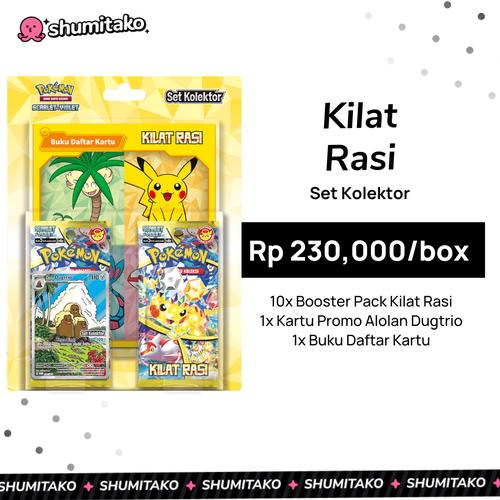 Jual Pokemon TCG Indonesia SV8s Kilat Rasi Booster Pack Set Kolektor ...