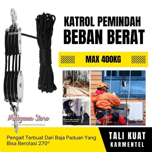 Promo Derek Pengangkat Manual dengan Katrol Tangan 18 Meter Untuk ...