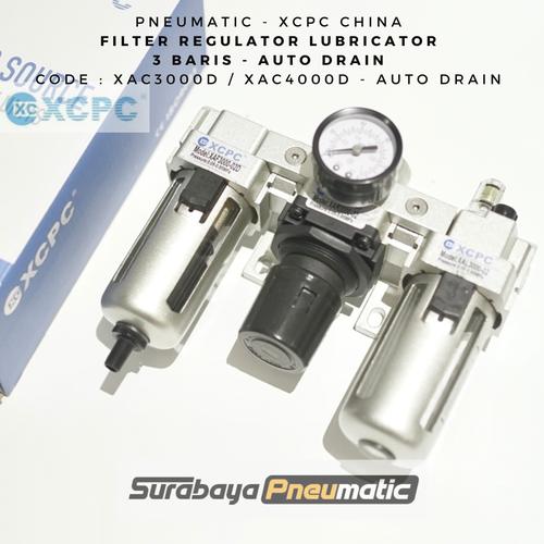 Jual FRL AC3000-03D / XAC3000-03D (Drat3/8") - AUTO DRAIN - Filter Regulator Lubricator XCPC ...