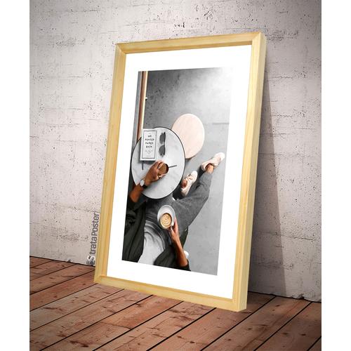 Jual Frame poster bingkai kayu minimalis Hiasan dinding modern - Kota ...