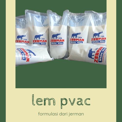 Jual lem putih pvac zerman 1kg - Jakarta Utara - kambing kembar | Tokopedia