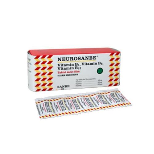 Jual NEUROSANBE LEMBAR 10 TABLET / BOX 100 TABLET - LEMBAR 10 TAB ...