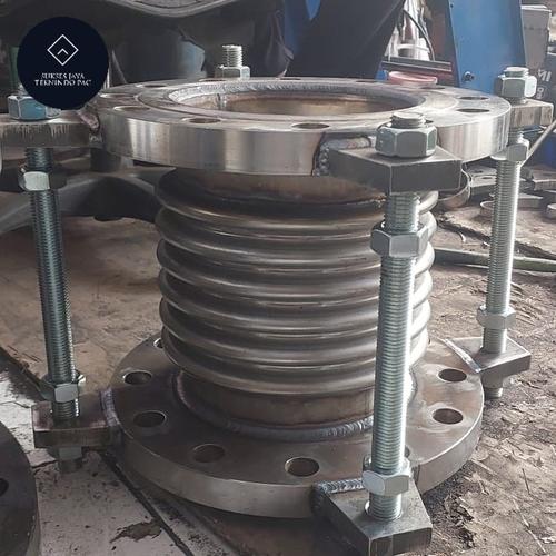 Jual Bellow Expansion Joint 5"inch x 25Cm FLANGE JIS 10K SS304 + Tirod ...