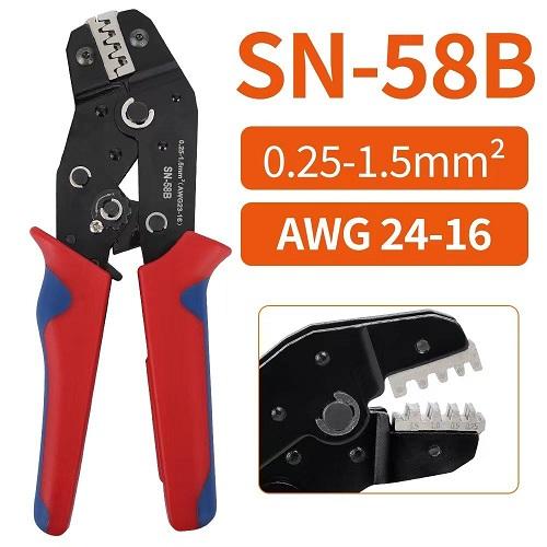 Jual Tang Crimper Terminal Cable Crimping Plier Compression Tool SN-58B ...