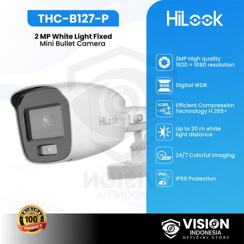 Jual HILOOK THC-B127-P / CAMERA HILOOK COLORVU 1080P HILOOK B127P ...