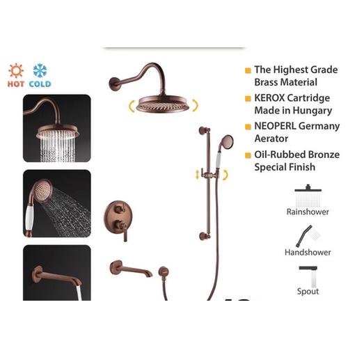 Jual Keran Mixer Shower Tanam Set Dinding Tembok Kran Air - Jakarta ...