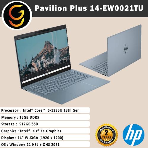 Jual HP Pavilion Plus 14-ew0021TU I5-1335U 16GB 512GB SSD W11HSL+OHS2021 2YR - Jakarta Pusat ...