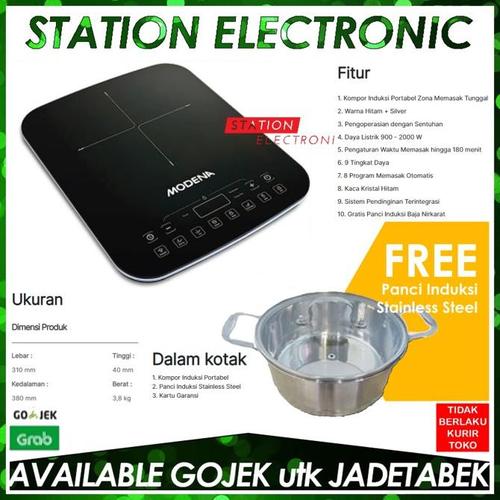Jual Modena PI 1316 Esente Kompor Induction Portable- Khusus GoJek ...