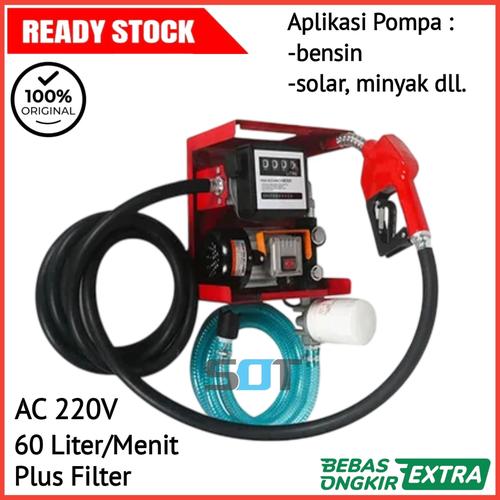 Jual Pompa transfer bbm elektrik 220V 60Lpm with filters - Jakarta ...