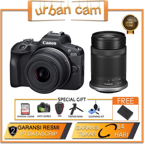 Jual Canon EOS R100 KIT RF-S 18-45mm f4.5-6.3 IS STM RESMI / Canon EOS R 100 / Canon R100 - KIT ...