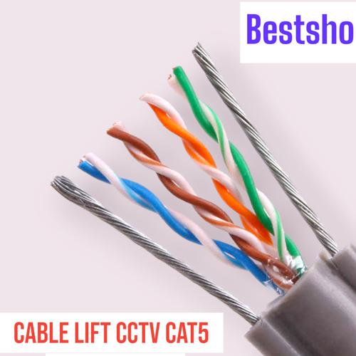 Jual Elevator Cable Flat Lift Cat6 Rj45 /Cable lift elevator cat6 100 M ...