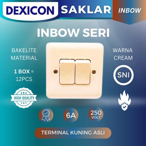Jual SAKLAR INBOW (IB) SAKLAR SERI STOP KONTAK DOUBLE SWITCH SAKLAR ...