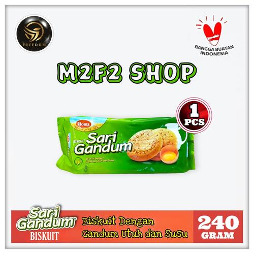 Jual Roma Biskuit Sari Gandum Utuh & Susu Original - 240 gr (Harga ...