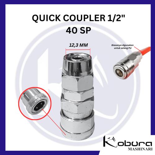Jual Quick Coupler 40 SP Coupler Connector 1/2" Inch Sambungan Selang ...