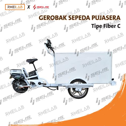 Jual Gerobak Sepeda Listrik Pujasera 3/Gerobak Kopi Keliling UMKM tipe ...