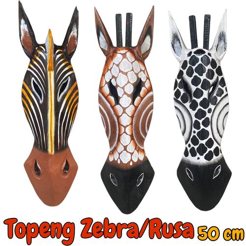 Jual Dekorasi Dinding Topeng Zebra - Topeng Kepala rusa - zebra head ...