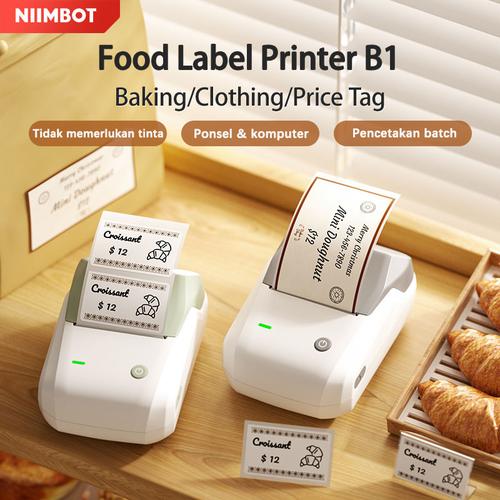 Promo NIIMBOT B1 Printer Label Harga Barcode, Printer Stiker Tanggal ...