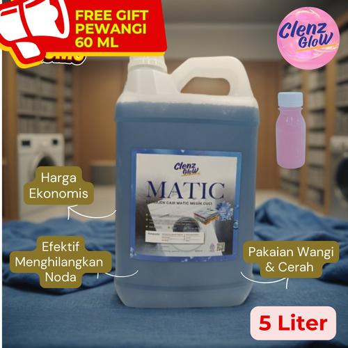 Jual PROMO Detergen Matic Cair Mesin Cuci Front Load Jerigen Laundry 5 Liter dan Free Gift ...