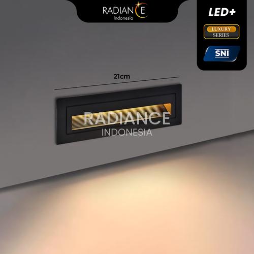 Promo Lampu Tangga LED Outdoor Persegi Panjang 21cm 6watt Waterproof ...