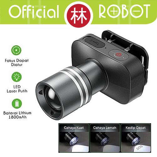 Promo Robot RT-HL01 Lampu Kepala Outdoor Head Light Senter LED ...