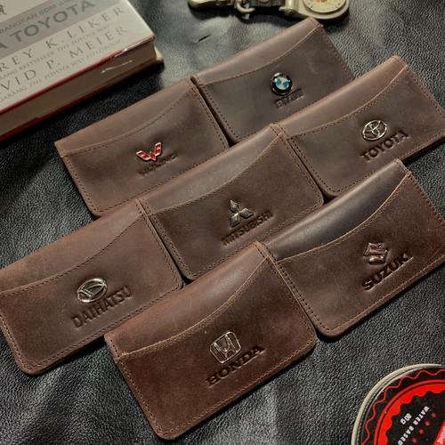 Jual Dompet STNK Kulit Asli / Dompet kunci motor mobil kulit logo ...