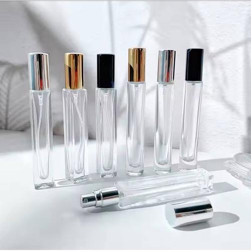 Jual Botol spray 10 ml kaca tebal pen vial decant model bulat dan kotak ...