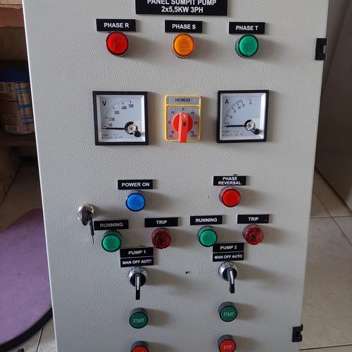 Jual PANEL SUMPIT PUMP 2X1,5KW S/D 5,5KW DOL PARALLEL ALTERNATE INDOOR ...