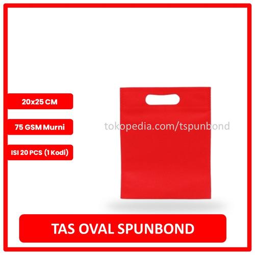 Jual Goodie Bag Spundbond Oval Ukuran 20x25 Satuan - Banyak Warna ...