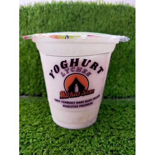 Jual Yoghurt Cup Rasa Leci 250ml - Kota Bandung - kruak-kriuk | Tokopedia