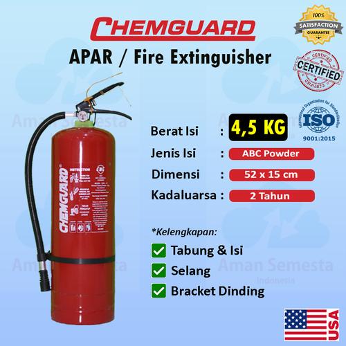 Jual APAR 4.5 KG ABC Powder CHEMGUARD Alat Pemadam Api Fire ...