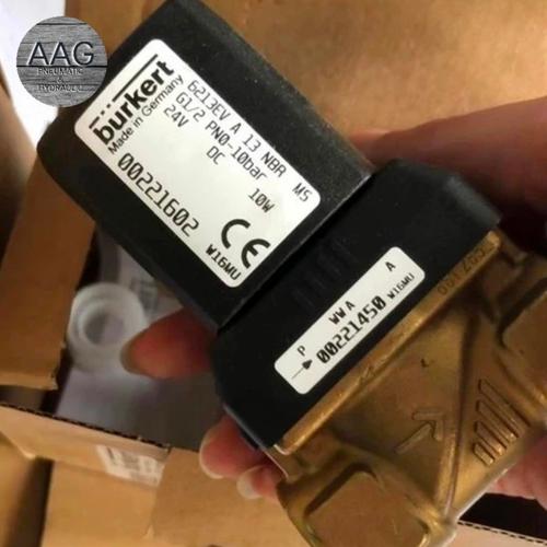 Jual SOLENOID VALVE BURKERT 6213EV A 13 NBR MS G1/2 PNO-10BAR 24V DC ...