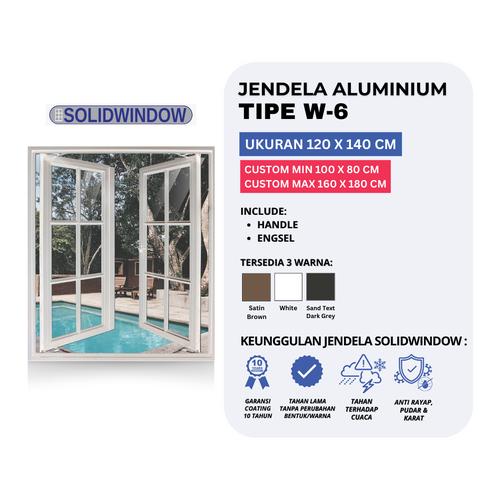 Jual Jendela Aluminium SOLIDWINDOW W-6 - White - Kab. Tangerang - Solidoor Official | Tokopedia