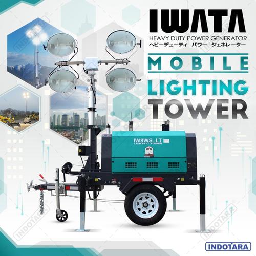 Promo Mobile Light Tower / Lampu Sorot 8KVA - IWATA IW8WS-LT (Modulle ...