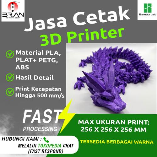 Jual Jasa 3D Print PETG, PLA, PLA+, ABS | Jasa Cetak 3D Print PETG, PLA ...