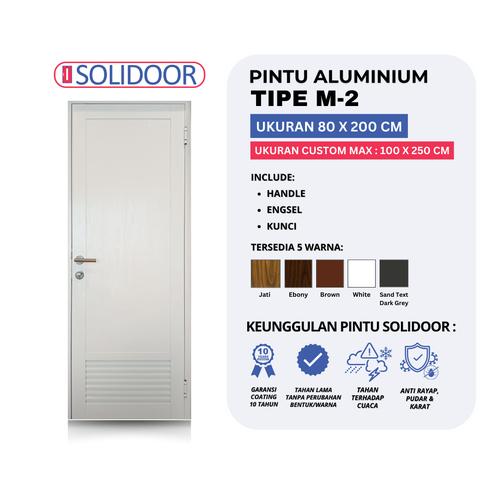 Promo Pintu Aluminium SOLIDOOR M-2 - White TYPE-B - Kab. Tangerang - Solidoor Official | Tokopedia