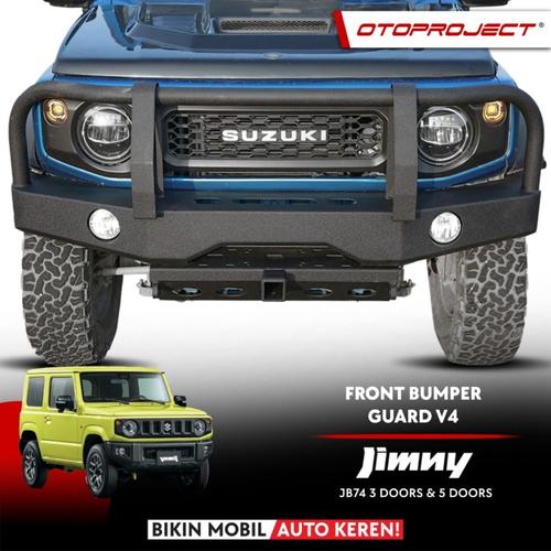 Jual Front Bumper Guard V4 / Pelindung Bumper Depan Mobil JIMNY JB74 ...